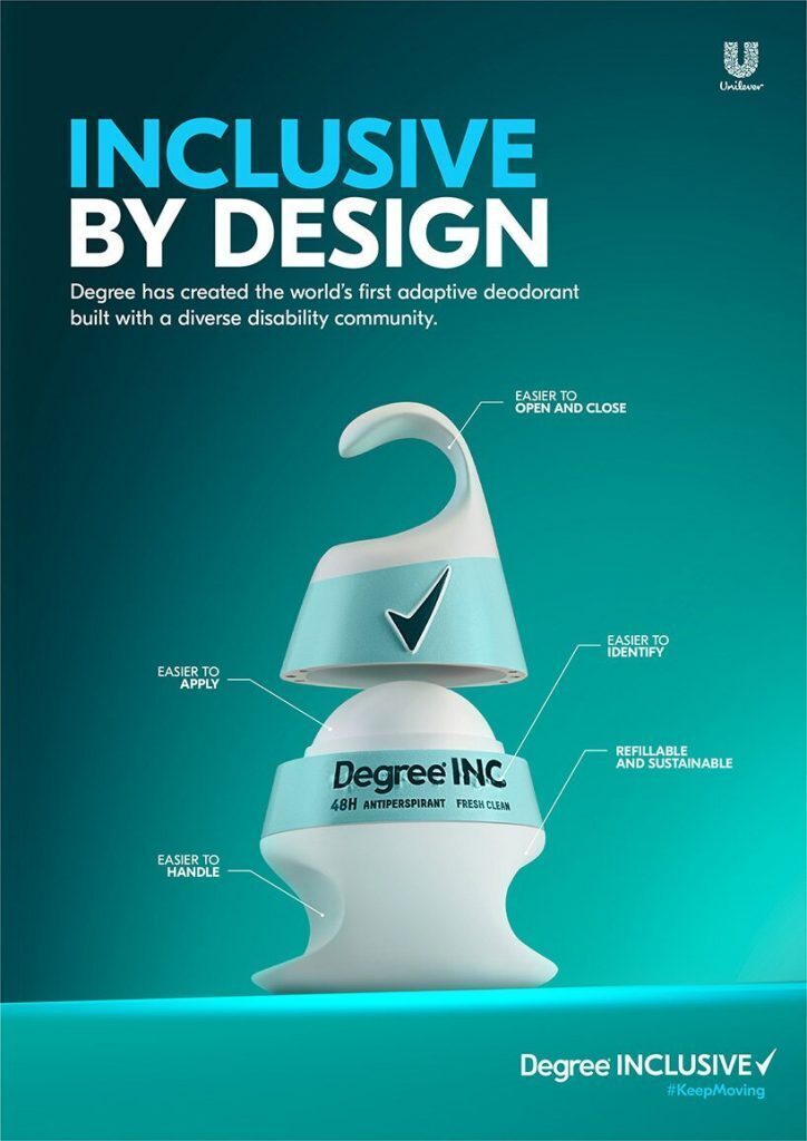 Unilever’s Degree introduces 1st-ever deodorant designed for disabled ...